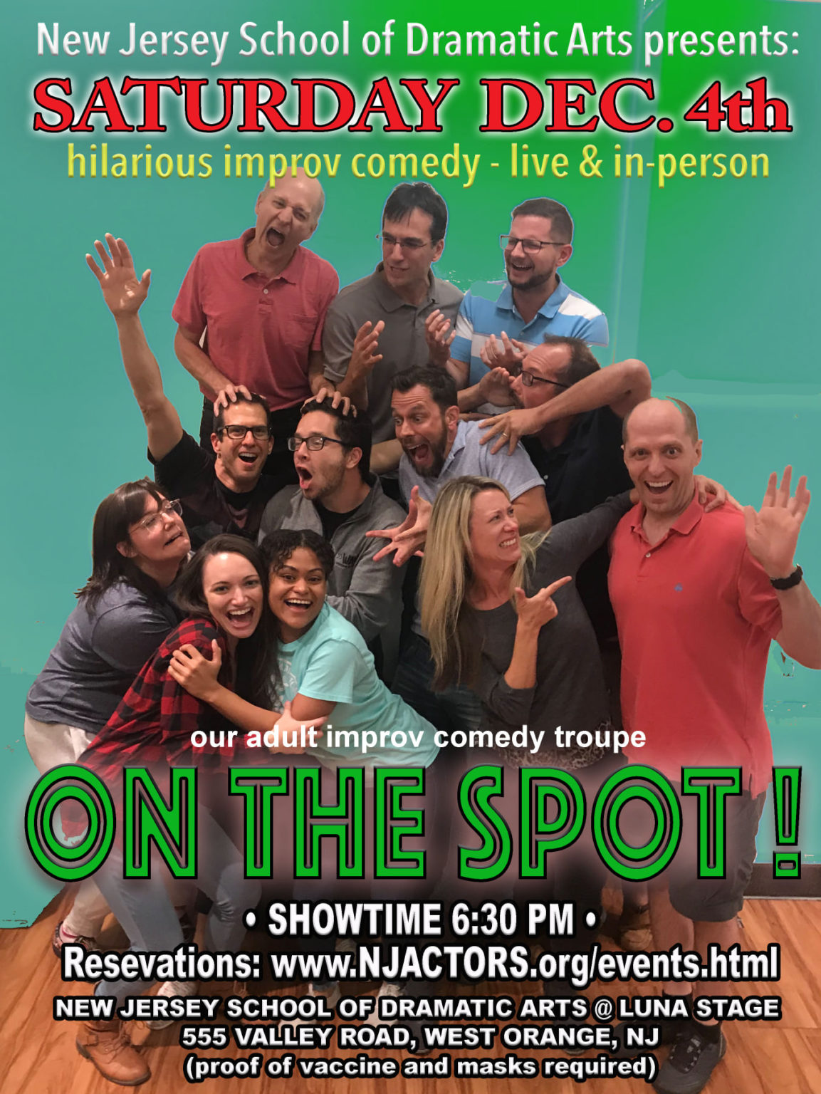 NJ Improv Classes & Curriculum - New Jersey School of Dramatic Arts