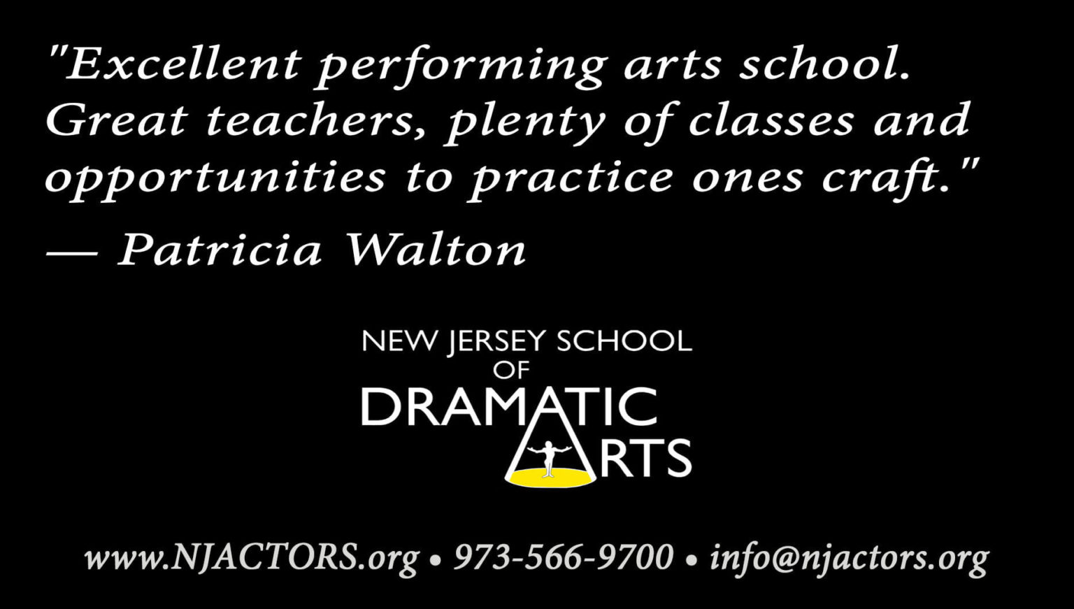 About NJSDA - New Jersey School of Dramatic Arts